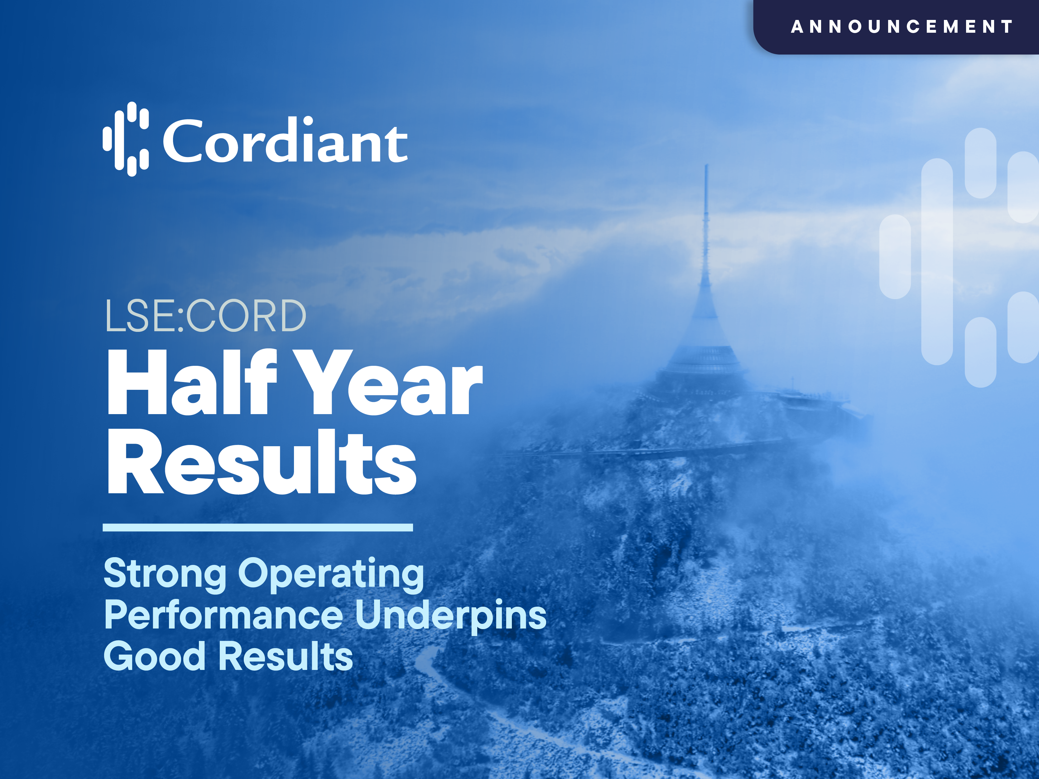 LSE:CORD Half Year Results | Strong Operating Performance Underpins Good Results - Cordiant Capital