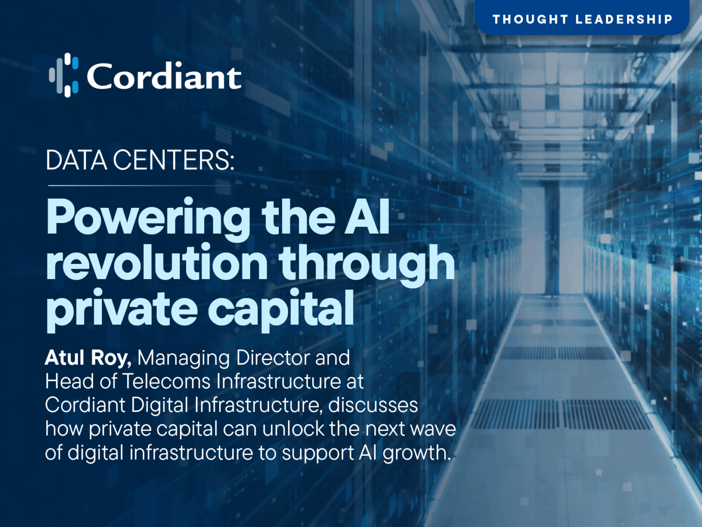 Data centres: Powering the AI revolution through private capital ...